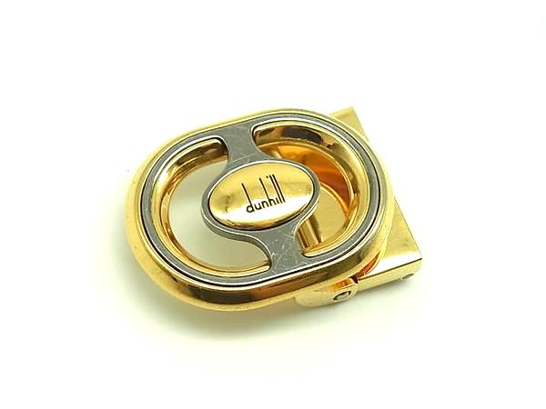 商品情報 ブランド名 dunhill ダンヒル 状態ランク ABランク ライン カラーゴールド系×シルバー系 素材 サイズ W 約5cm　H 約3cm ポケット 付属品画像内にあるものが全てになります シリアル及び刻印 状態使用感小　擦れ　...