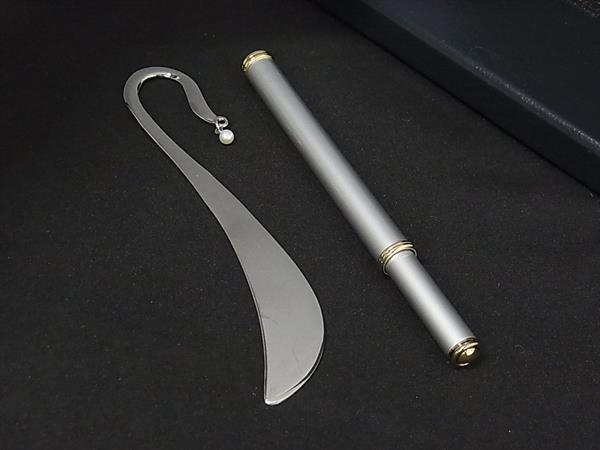 商品情報 ブランド名 MIKIMOTO ミキモト 状態ランク SAランク(新品同様) ライン カラーシルバー系 素材 サイズ(cm) ボールペン:全長 約11.5cm　パール:約3mmブックマーカー:全長 約12cm　パール:約3mm サイ...
