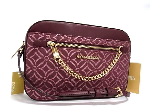 商品情報 ブランド名 MICHAEL KORS マイケルコース 状態ランク SAランク(新品同様) ライン カラーボルドー系×ピンク系 素材 キャンバス×レザー サイズ(cm) W 約24cm　H 約16cm　D 約6cm サイズ(inch...
