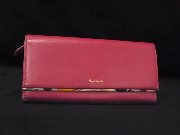 商品情報 ブランド名 Paul Smith ポールスミス 状態ランク Bランク ライン カラーピンク系 素材 レザー サイズ W 約19.3cm　H 約9cm　D 約1.5cm ポケット外 ポケット×1　中 ポケット×4　札入れ×2　小銭入...