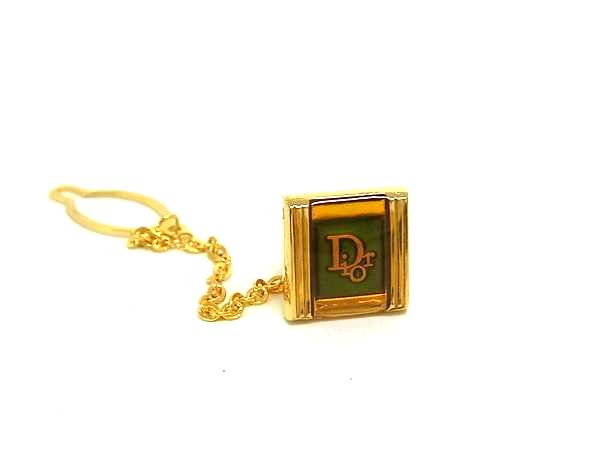 商品情報 ブランド名 ChristianDior クリスチャンディオール 状態ランク ABランク(美品) ライン カラーゴールド系×グリーン系 素材 サイズ(cm) W 約1.2cm　H 約1.2cm サイズ(inch) W 約0.47in...