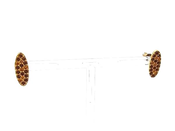 商品情報 ブランド名 SWAROVSKI スワロフスキー 状態ランク ABランク(美品) ライン カラーゴールド系×ブラウン系 素材 サイズ(cm) W 約0.7cm　H 約1.8cm サイズ(inch) W 約0.28inch　H 約0....