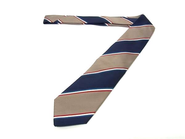 商品情報 ブランド名 LUIGI BORRELLI ルイジボレッリ 状態ランク Aランク(美品) ライン カラーネイビー系×ブラウン系 素材 シルク65％×コットン35％ サイズ 全長:約149cm剣幅：約8cm ポケット 付属品画像内にあ...