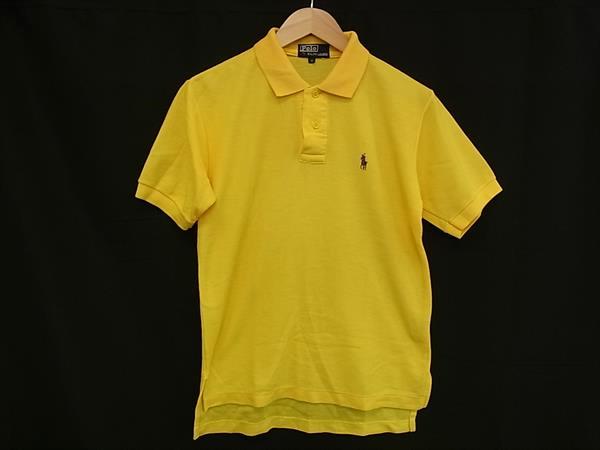 商品情報 ブランド名 POLO RALPH LAUREN ポロラルフローレン 状態ランク Aランク(美品) ライン カラーイエロー系 素材 ポリエステル65％×コットン35％ サイズ(cm) 表記サイズ:M実寸:総丈 約71.5cm　着丈 ...