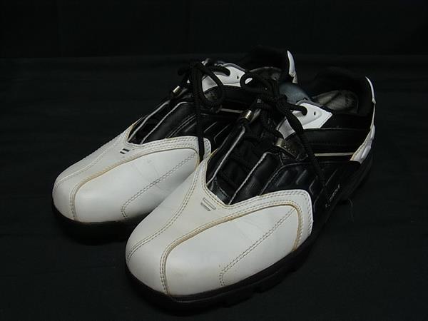商品情報 ブランド名 GORE-TEX ゴアテックス 状態ランク Bランク ライン カラーブラック系×ホワイト系 素材 レザー サイズ(cm) 表記サイズ:26.0アウトソール 約29.2cm　踵の高さ 約3.5cm　最大幅 約10.3cm...