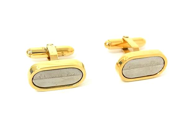 商品情報 ブランド名 ChristianDior クリスチャンディオール 状態ランク ABランク(美品) ライン カラーゴールド系×シルバー系 素材 サイズ(cm) W 約1.6cm　H 約2cm サイズ(inch) ポケット 付属品画像内...