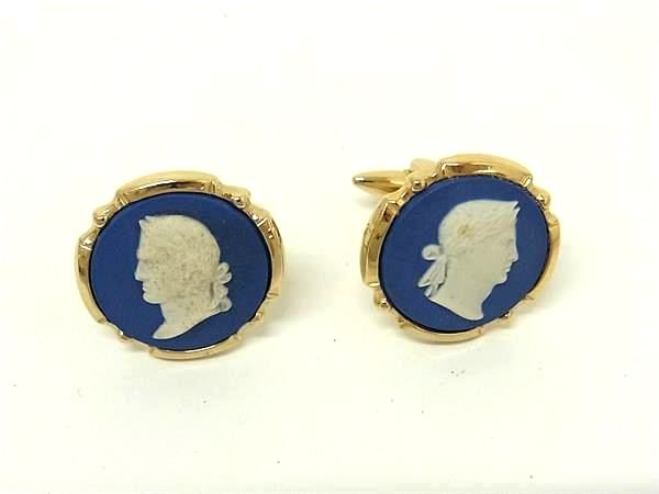 商品情報 ブランド名 WEDGWOOD ウェッジウッド 状態ランク Bランク ライン カラーブルー系×ゴールド系 素材 サイズ(cm) W 約2.2cm　H 約2.2cm サイズ(inch) ポケット 付属品画像内にあるものが全てになります...