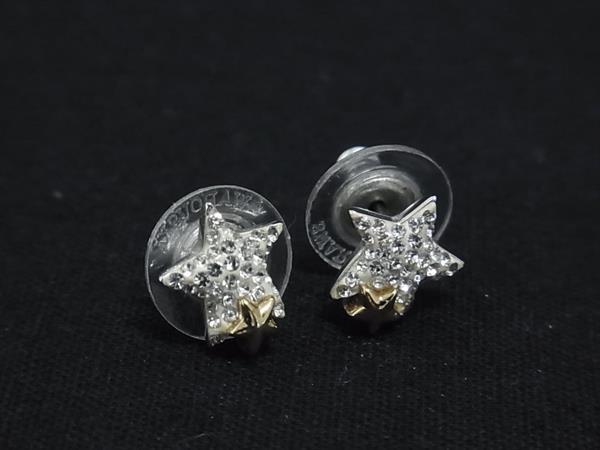 商品情報 ブランド名 SWAROVSKI スワロフスキー 状態ランク ABランク(美品) ライン カラーアイボリー系×ゴールド系 素材 サイズ W 約0.8cm　H 約0.8cm ポケット 付属品画像内にあるものが全てになります シリアル及...