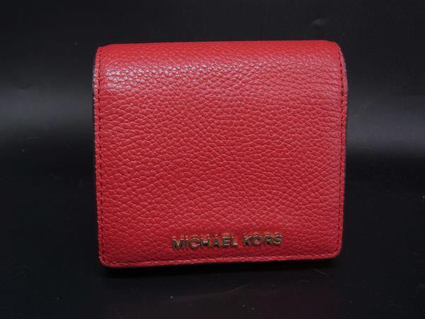 商品情報 ブランド名 MICHAEL KORS マイケルコース 状態ランク Aランク(美品) ライン カラーレッド系 素材 レザー サイズ W 約10cm　H 約9.5cm　D 約2.3cm ポケット外 ポケット×1　中 ポケット×1　札入...