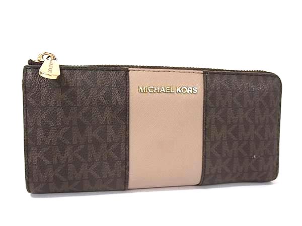 商品情報 ブランド名 MICHAEL KORS マイケルコース 状態ランク ABランク(美品) ライン カラーブラウン系 素材 PVC サイズ(cm) W 約20cm　H 約9cm　D 約2.5cm サイズ(inch) W 約7.87inc...
