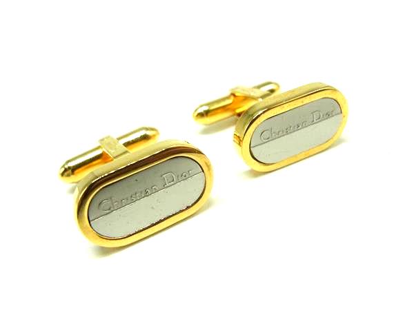 商品情報 ブランド名 ChristianDior クリスチャンディオール 状態ランク Aランク(美品) ライン カラーシルバー系×ゴールド系 素材 サイズ(cm) W 約1.9cm　H 約1cm サイズ(inch) ポケット 付属品画像内に...