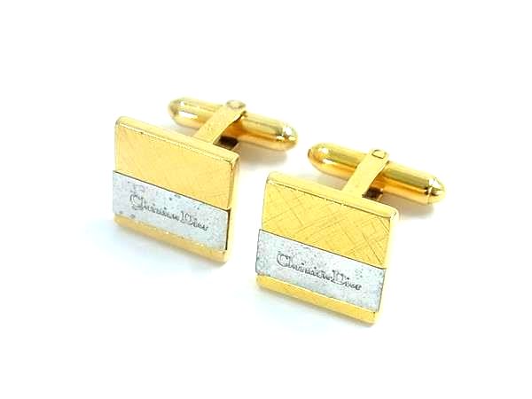 商品情報 ブランド名 ChristianDior クリスチャンディオール 状態ランク ABランク(美品) ライン カラーゴールド系×シルバー系 素材 サイズ W 約1.6cm　H 約1.6cm ポケット 付属品画像内にあるものが全てになりま...