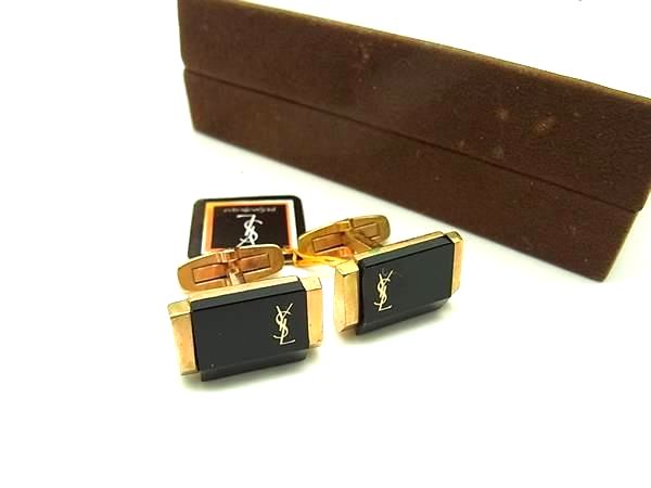 商品情報 ブランド名 YVESSAINTLAURENT イヴサンローラン 状態ランク Bランク ライン カラーブラック系×ゴールド系 素材 サイズ(cm) W 約2cm　H 約1.3cm サイズ(inch) W 約0.79inch　H 約0...