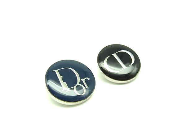 商品情報 ブランド名 ChristianDior クリスチャンディオール 状態ランク Aランク(極美品) ライン カラーネイビー系 ブラック系 素材 サイズ(cm) (各)W 約2.5cm　H 約2.5cm サイズ(inch) ポケット 付...