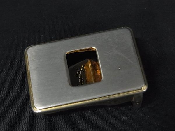 商品情報 ブランド名 YVESSAINTLAURENT イヴサンローラン 状態ランク Bランク ライン カラーシルバー系×ゴールド系 素材 サイズ W 約4cm　H 約2.6cm ポケット 付属品画像内にあるものが全てになります シリアル及...