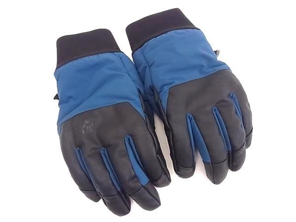 商品情報 ブランド名 THE NORTH FACE - ザ・ノースフェイス 状態ランク Aランク(美品) ライン カラーブルー系×ブラック系 素材 ナイロン×レザー サイズ 表記サイズ:M実寸:W (手首)約8cm　H (最大)約25cm ...