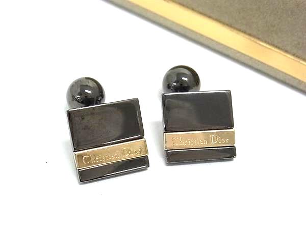 商品情報 ブランド名 ChristianDior クリスチャンディオール 状態ランク ABランク(美品) ライン カラーダークグレー系×ゴールド系 素材 サイズ(cm) W 約1.6cm　H 約1.5cm サイズ(inch) ポケット 付属...