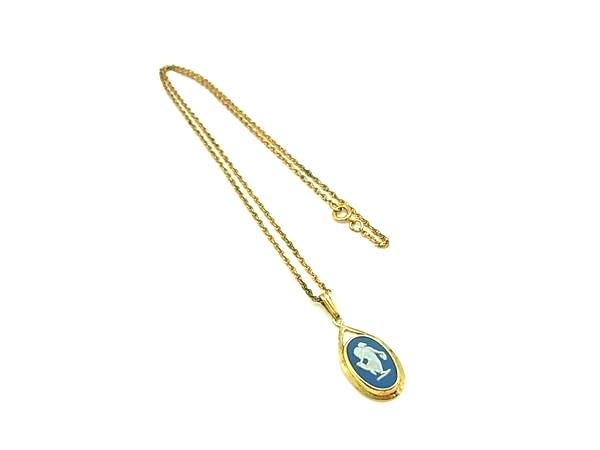 商品情報 ブランド名 WEDGWOOD ウェッジウッド 状態ランク ABランク ライン カラーブルー系×ゴールド系 素材 サイズ 全長:約46.5cmトップ:W 約1.3cm　H 約3cm ポケット 付属品画像内にあるものが全てになります ...