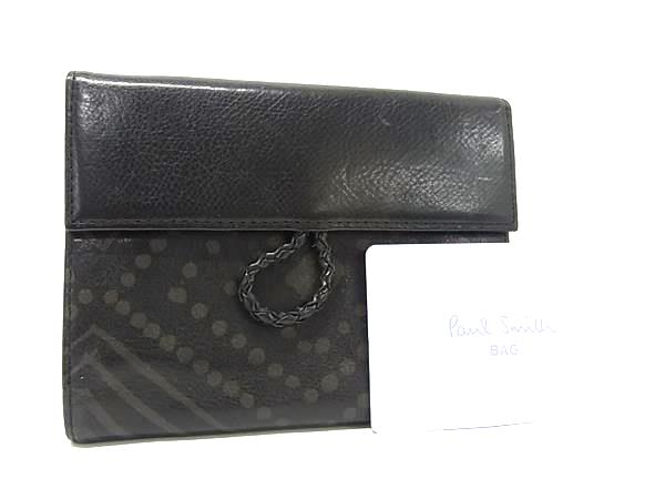 商品情報 ブランド名 Paul Smith ポールスミス 状態ランク Bランク ライン カラーブラック系 素材 レザー サイズ W 約13.5cm　H 約10cm　D 約1.5cm ポケット中 ポケット×4　札入れ×2　小銭入れ×1　カード...