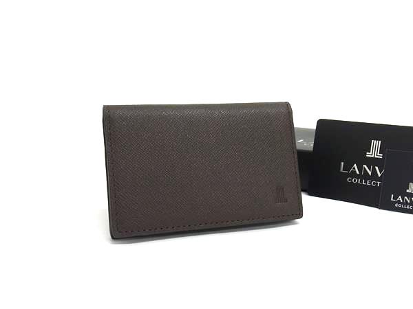商品情報 ブランド名 LANVIN ランバン 状態ランク Aランク(美品) ライン カラーブラウン系 素材 レザー サイズ W 約11cm　H 約7cm　D 約1cm ポケットカード入れ×4 付属品画像内にあるものが全てになります シリアル...