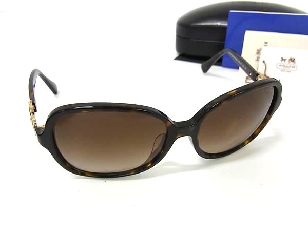 商品情報 ブランド名 COACH コーチ 状態ランク Bランク ライン カラーブラウン系×レンズ ブラウングラデーション系 素材 サイズ フレーム 約14.4cm　テンプル 約13.2cm　レンズ 縦 約4.9cm　横 約5.5cm ポケッ...