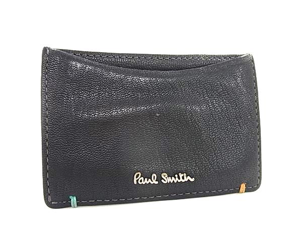 商品情報 ブランド名 Paul Smith ポールスミス 状態ランク Bランク ライン カラーブラック系 素材 レザー サイズ(cm) W 約10.5cm　H 約7cm　D 約0.5cm サイズ(inch) ポケット外 ポケット×2 付属品...