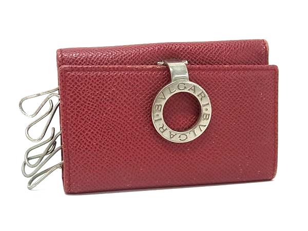 商品情報 ブランド名 BVLGARI ブルガリ 状態ランク Bランク ライン カラーレッド系 素材 レザー サイズ W 約10cm　H 約7cm　D 約1cm ポケット中 ポケット×1 付属品画像内にあるものが全てになります シリアル及び刻...