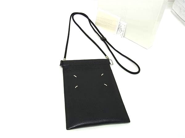 商品情報 ブランド名 Maison Margiela メゾン マルジェラ 状態ランク SAランク(新品同様) ライン カラーブラック系 素材 レザー サイズ(cm) W 約12cm　H 約8.5cm　D 約0.5cm サイズ(inch) ポ...