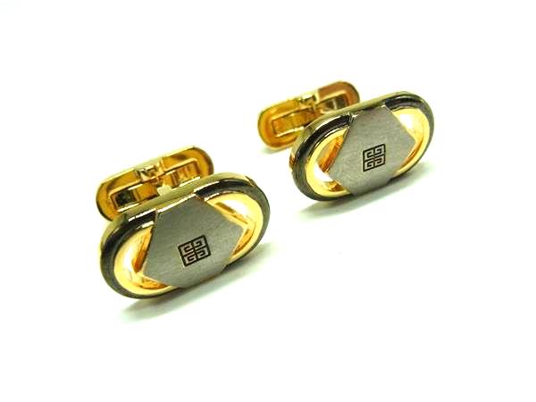 商品情報 ブランド名 GIVENCHY ジバンシィ 状態ランク Aランク(美品) ライン カラーゴールド系×シルバー系 素材 サイズ(cm) W 約1.8cm　H 約2.1cm サイズ(inch) ポケット 付属品画像内にあるものが全てにな...