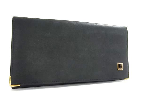商品情報 ブランド名 dunhill ダンヒル 状態ランク Bランク ライン カラーブラック系 素材 レザー サイズ(cm) W 約19cm　H 約9.5cm　D 約1cm サイズ(inch) ポケット中 ポケット×2　札入れ×1　小銭入れ...