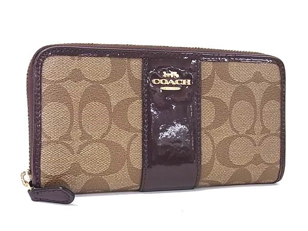 商品情報 ブランド名 COACH コーチ 状態ランク Bランク ライン カラーブラウン系 素材 PVC×レザー サイズ(cm) W 約19cm　H 約10cm　D 約2cm サイズ(inch) ポケット中 ポケット×2　札入れ×2　小銭入れ...