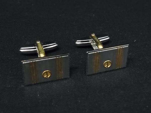 商品情報 ブランド名 dunhill ダンヒル 状態ランク Bランク ライン カラーシルバー系×ゴールド系 素材 サイズ(cm) W 約1.9cm　H 約1.2cm サイズ(inch) ポケット 付属品画像内にあるものが全てになります シリ...