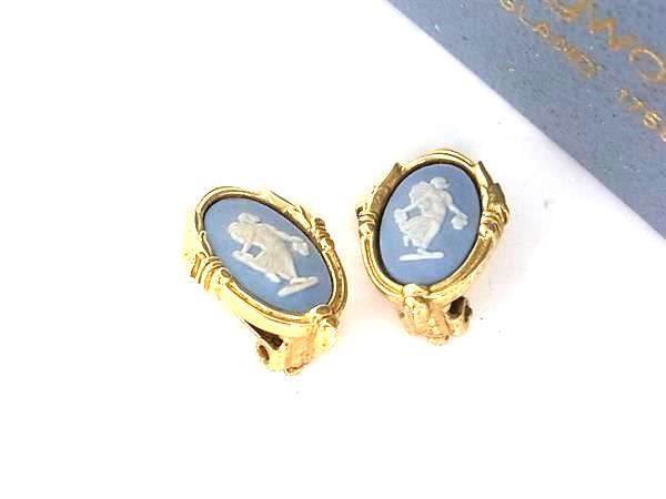 商品情報 ブランド名 WEDGWOOD ウェッジウッド 状態ランク ABランク(美品) ライン カラーライトブルー系×ゴールド系 素材 サイズ W 約1.5cm　H 約2.1cm ポケット 付属品画像内にあるものが全てになります シリアル及...