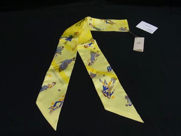 商品情報 ブランド名 HERMES エルメス 状態ランク SAランク(新品同様) ライン カラーイエロー系×マルチカラー 素材 シルク100% サイズ(cm) 全長:約88cm幅 約5cm サイズ(inch) 全長:約34.6inch幅 約...