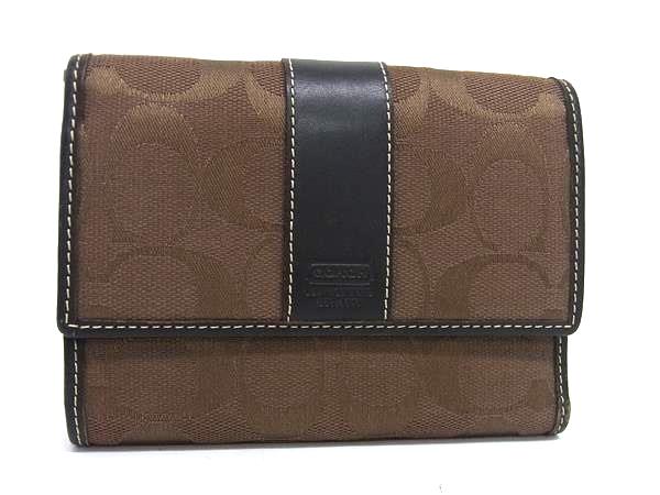 商品情報 ブランド名 COACH コーチ 状態ランク Bランク ライン カラーブラウン系 素材 キャンバス×レザー サイズ(cm) W 約13.5cm　H 約10.5cm　D 約2.5cm サイズ(inch) ポケット外 ポケット×1　中 ...