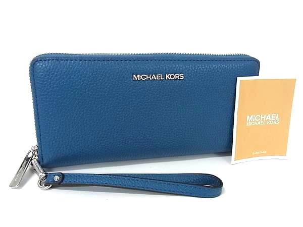 商品情報 ブランド名 MICHAEL KORS マイケルコース 状態ランク Sランク(未使用品) ライン カラーブルー系 素材 レザー サイズ(cm) W 約21.3cm　H 約10.3cm　D 約2.5cm サイズ(inch) ポケット中...
