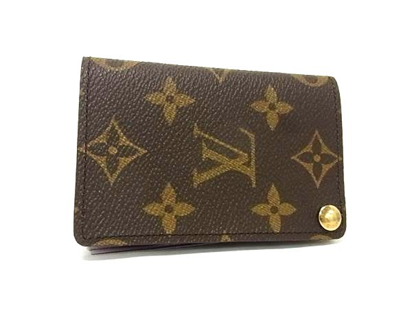 商品情報 ブランド名 LOUIS VUITTON ルイヴィトン 状態ランク Aランク(極美品) ラインモノグラム カラーブラウン系 素材 サイズ(cm) W 約7cm　H 約10.5cm　D 約1.5cm サイズ(inch) ポケット 付属...