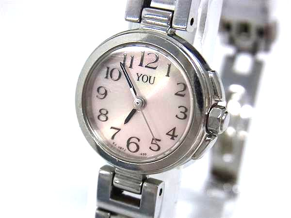商品情報 ブランド名 ORIENT オリエント 状態ランク ABランク(美品) ライン カラーシルバー系×ベビーピンク系 素材 SS サイズ(cm) フェイス:縦 約1.5cm　横 約1.5cm(リューズ含まず)　ブレス幅:約0.9cm　腕...