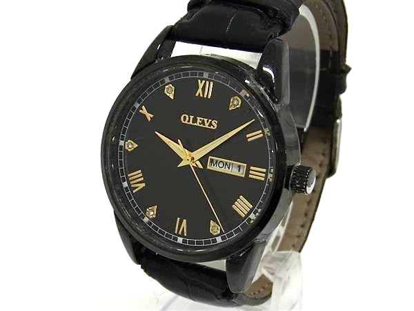 商品情報 ブランド名 OLEVS オレブス 状態ランク BCランク ライン カラーブラック系 素材 サイズ フェイス 縦 約3.8cm　横 約3.8cm(リューズ含まず)　ブレス 幅 (最大)約1.9cm　腕周り 約16.0cm〜20.0c...