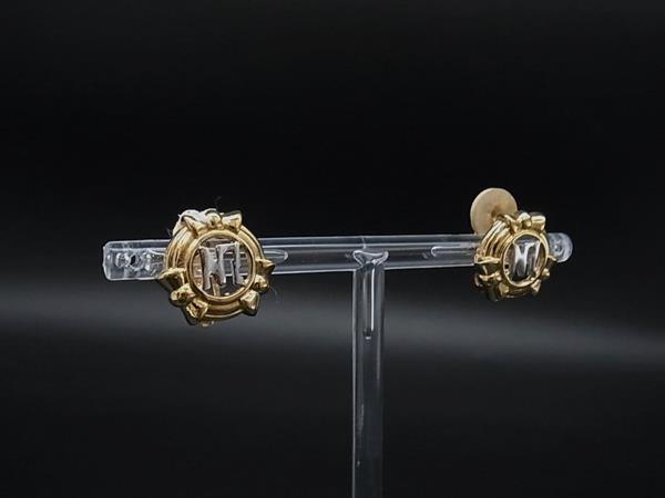 商品情報 ブランド名 NINA RICCI ニナリッチ 状態ランク Bランク ライン カラーゴールド系×シルバー系 素材 サイズ(cm) W 約1.7cm　H 約1.7cm サイズ(inch) W 約0.67inch　H 約0.67inch...