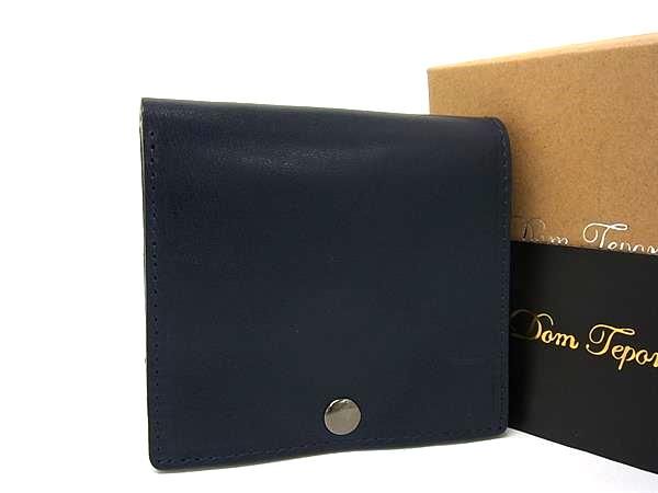 商品情報 ブランド名 Dom Teporna ドンテポーナ 状態ランク ABランク(美品) ライン カラーネイビー系 素材 レザー サイズ W 約9.5cm　H 約9cm　D 約2cm ポケット中 ポケット×1　札入れ×1　小銭入れ×1 付...