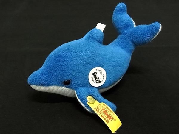 商品情報 ブランド名 Steiff シュタイフ 状態ランク ABランク(美品) ライン カラーブルー系×ライトブルー系 素材 サイズ W 約10cm　H 約5cm　D (最大部)約9.5cm ポケット 付属品画像内にあるものが全てになります...