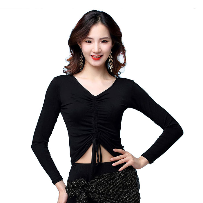 BorderColor="#FFFFFF">商品長袖 トップスカラーブラック素材モダールレーヨンサイズM 着丈46.5 バスト80-92 袖丈53L 着丈47 バスト84-96 袖丈53XL 着丈47.5 バスト88-100 袖丈54ご了承...