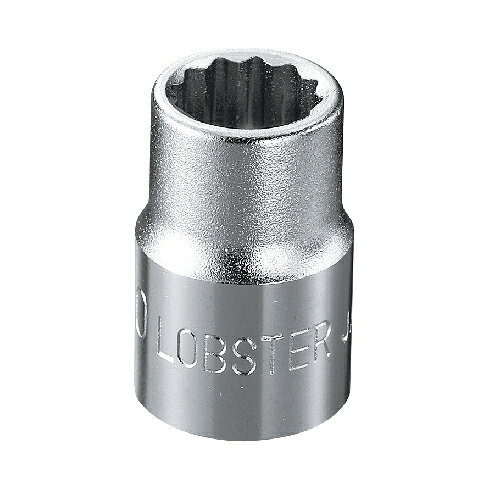 LB エビソケットLM308　9．5x8●差込み角は、使用頻度の高いもので構成されバリエーションも豊富●使用場所や作業内容などニーズに合わせて最適のものをお選びいただけます。●山崩れなく高頻度に仕上ったソケット本体です●対辺寸法 (mm):...
