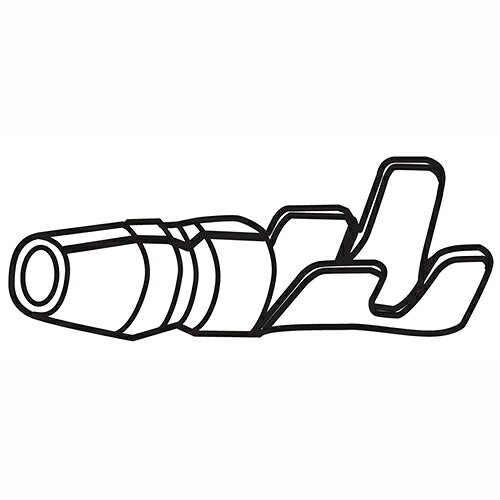 LB エビデンソウタ−ミナル100イリ　FG2M●本工具は自動車や各種ホビーに使う簡昜工具です。●ギボシ型端子(M) (平方ミリメートル):0.5〜2●入数 :100（ロブテックス・ LOBSTER）JANコード：4963202020022