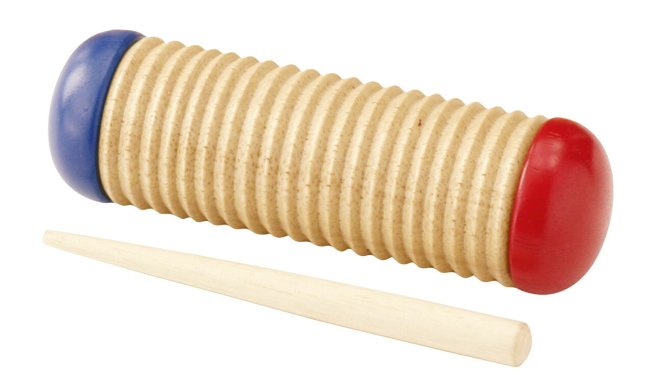 商品情報サイズΦ4.5×14.5cm　バー1本メーカースタジオ49（ドイツ）対象月齢1歳〜ギロ&シェーカー（スタジオ49・ドイツ） 音を楽しむ 1