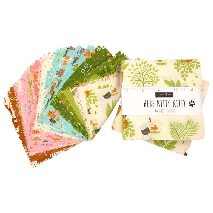 猫や足あと、シンプルな植物柄など、 ストーリー性のあるかわいいプリント 約12.7cm角にカットされたコットン生地が42枚入り。 柄や色合わせを楽しみながら、 布小物やパッチワーク作品が手軽に作れます。 ────────────── 【商品...