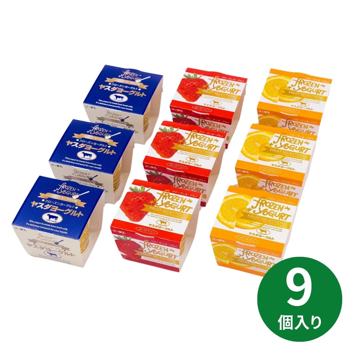 新潟県産生乳を濃縮し発酵させた本格フローズンヨーグルト。香料や着色料など添加物は使用しておりません。 〇商品内容：フローズンヨーグルトプレーン・ストロベリー・ナツミカン各85g×各3個〇8大アレルゲン：卵、乳〇発送温度帯：冷凍〇賞味期限(日...