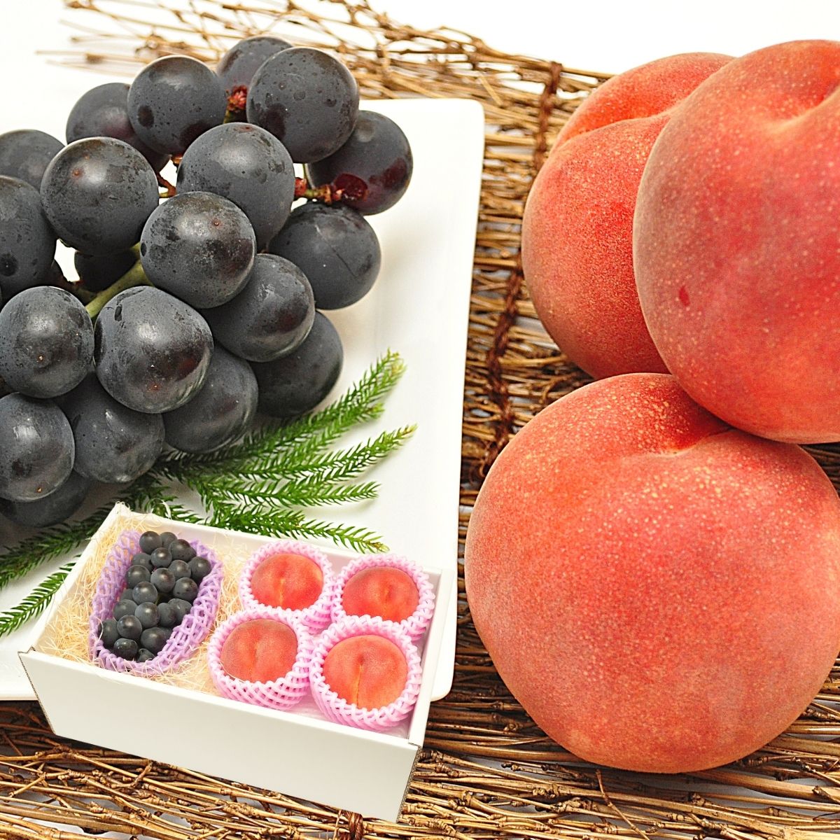 福島の桃と種なし巨峰を詰め合わせた、夏の味覚を楽しめる贅沢な旬のフルーツセットです。みずみずしい桃の甘みと、種なし巨峰の濃厚な味わいを一度に楽しめる、季節感あふれる人気の詰合せです。 【発送に関するご注意】 天候や生育状況によっては発送時期...