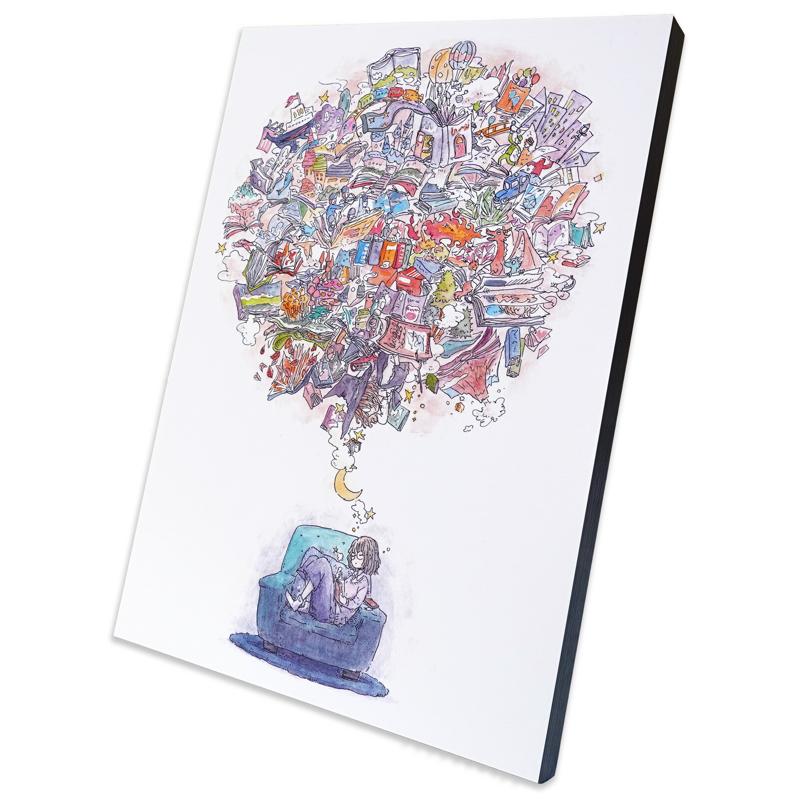 商品情報 商品説明 イラストレーターとして活動されているかわいみなさんのアートパネルです。 絵本のような繊細なタッチで細かく描き込まれたイラストが写真立てのようにお楽しみいただけます。 作家プロフィール かわいみなペンと水彩で、日常の中から...